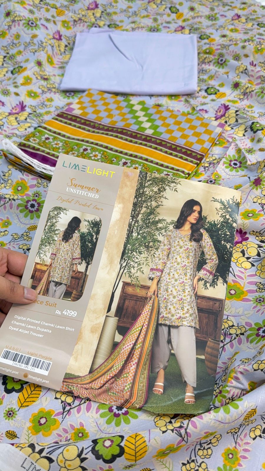 LIMELIGHT 3 PC LAWN – SARAZ